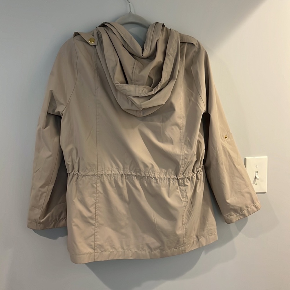 Style And Co Tan Windbreaker/Rain Jacket - Gem